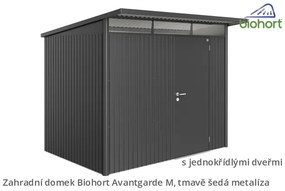 Biohort Zahradní domek AVANTGARDE A5-1k Barva: tmavě šedá metalíza
