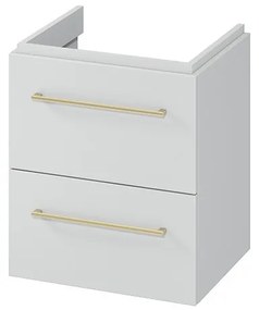 Cersanit Larga, závěsná umyvadlová skříňka 60cm, šedá matná, S932-072