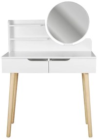 Toaletní stolek SCANDI 2 bílá | CM-989252
