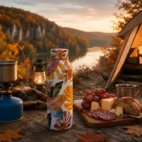 Quokka Solid autumn / Termoláhev / nerezová / 510 ml