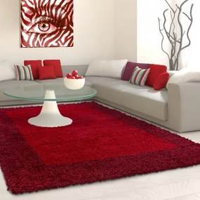 Vopi | Kusový koberec Life Shaggy 1503 red - 160 x 230 cm