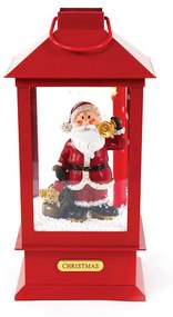 ACA DECOR Vánoční hrající/sněžící LED lucerna Santa 2