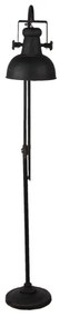 Černá kovová stojací lampa Frisian – 59x27x189 cm