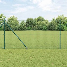 Svařované drátěné ploty s hroty 25 x 1 m Ocel potažená PVC 3352082