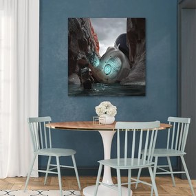 Gario Obraz na plátně Robotická kachna - Zehem Chong Rozměry: 30 x 30 cm
