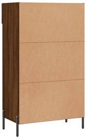 Botník hnědý dub 60 x 35 x 105 cm kompozitní dřevo