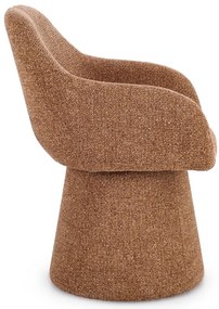 BIZZOTTO Otočné křeslo ANTARA terracota 0734542