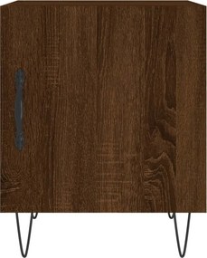 vidaXL Noční stolek 40 x 40 x 50 cm kompozitní dřevo [827562] Barva: Bílá