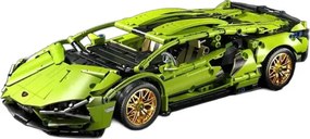 Stavebnice auta SUPERCAR No.J2007 zelená - 470 dílků