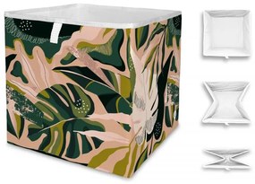 Úložná krabice exotic jungle, 32x32cm