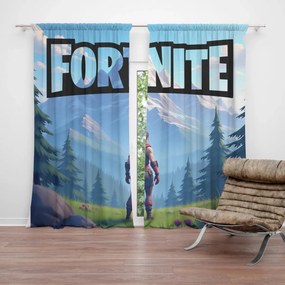 Sablio Závěs FORTNITE Horská krajina: 2ks 140x250cm
