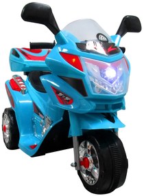 Dětská elektrická motorka M6 modrá