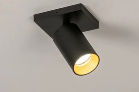 Stropní bodové svítidlo Average Spot Black and Gold I