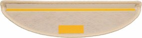 Samolepicí nášlapy na schody sisal 15 ks 56 x 17 x 3 cm berber 326869
