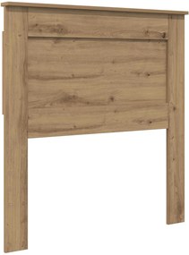 Rám postele Umělecký dub 75 x 190 cm Masivní borové dřevo 3410151