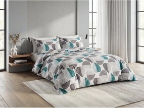 Povlečení z mikrovlákna PULINA šedé Rozměr povlečení: 2 ks 70 x 80 cm | 160 x 200 cm