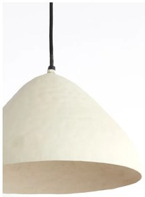 Krémové závěsné svítidlo ø 32 cm Elimo – Light &amp; Living