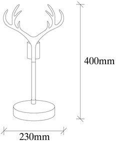 OPVIQ Stolní lampa BEAMI černá 536NTD3107