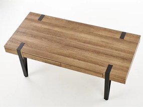 Konferenční stolek Tulnp (přirodně dřevo + černá). 1048729