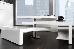 Bighome - Konferenční stolek STEPS – bílá