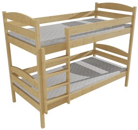 Vomaks Patrová postel PP 004 Rozměr: 80 x 180 cm, Barva: barva bílá, Prostor mezi lůžky: 80 cm