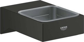 Grohe Selection Cube - Držák skleničky/mýdelníku, matná černá 408652430