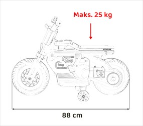 Ramiz Dětská motorka Future 88 bílá