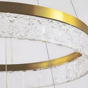 Toolight Toolight, LED závěsné osvětlení 60cm, 60W, 3000K, LHJ049-CP2, zlatá, OSW-60028