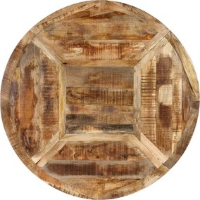 vidaXL Jídelní stůl Ø 150 x 76 cm masivní hrubé mangovníkové dřevo [351710]