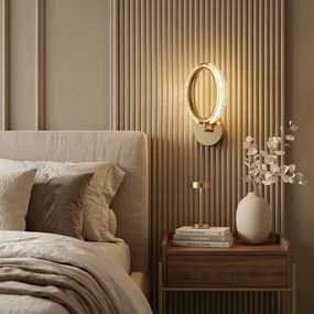 Toolight Rea, NÁSTĚNNÉ LED SVÍTIDLO G174-W GOLD, OSW-07818