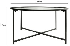 Konferenční stolek Sunrise (matná černá). 1089641