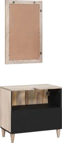 Sada koupelnového nábytku 2 ks Bílá 62 x 33 x 58 cm 3310072