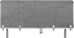BakkerElkhuizen Safety Screen Back kulatá šedá / Stolní přepážka / zad