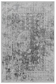 Luxusní kusový koberec akryl Valenzia šedý 80x150cm