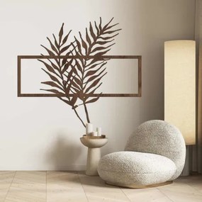 Dřevěná dekorace Tropické listy - Moderní botanický design | SENTOP HDF0303