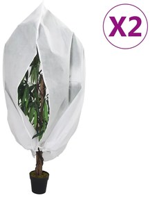 Ochranné návleky na rostliny na zip 2 ks 70 g/m² 2,36 x 2 m 3203521