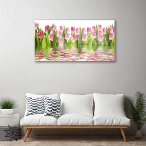 akrylový obraz Tulipány Rostlina Příroda 100x50 cm