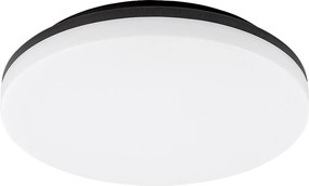 Rabalux Černé stropní LED svítidlo Pernik kulaté 280mm 24W IP54 7265