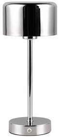 LED stmívatelná stolní lampa v leskle stříbrné barvě (výška 30 cm) Jeff – Trio