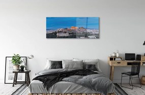 akrylový obraz Řecko Panorama v Aténách 120x60 cm