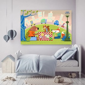 Gario Obraz na plátně Piknik uprostřed města - Gustavo Gabriel San Martin Rozměry: 60 x 40 cm
