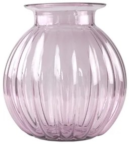 Křišťálová váza Maria šeříkově fialová