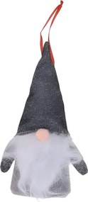 Skřítek na stromeček – šedý 15 cm