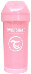 Twistshake Láhev s pítkem 360 ml Pastelově modrá