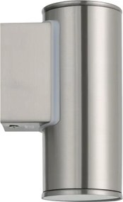 Eglo 33581 - LED RGBW Stm. venk. nás. svítidlo RIGA 1xGU10/5W/230V IP44 m. chrom