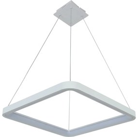 Brilagi - LED Stmív. lustr na lanku FALCON SLIM LED/50W/230V 50x50 cm bílá + DO