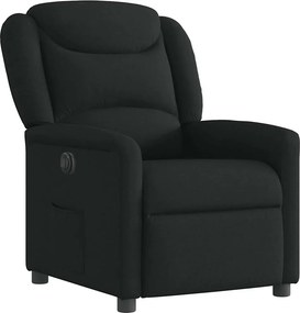 Elektrické polohovací křeslo černé textil 3303176