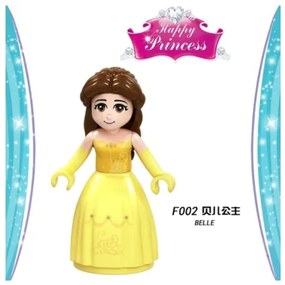 Figurky pohádkových postav, kompatibilní s LEGO Varianta: Belle (F002)