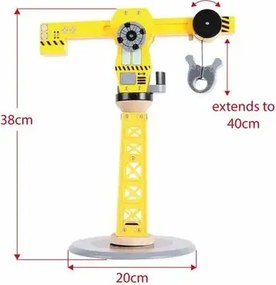 Bigjigs Rail Jeřáb a stavební stroje / od 3 let