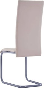 Jídelní židle Avoca - 2ks - umělá kůže | cappuccino